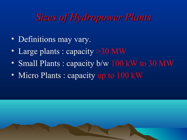 Hydal power plant | PPT