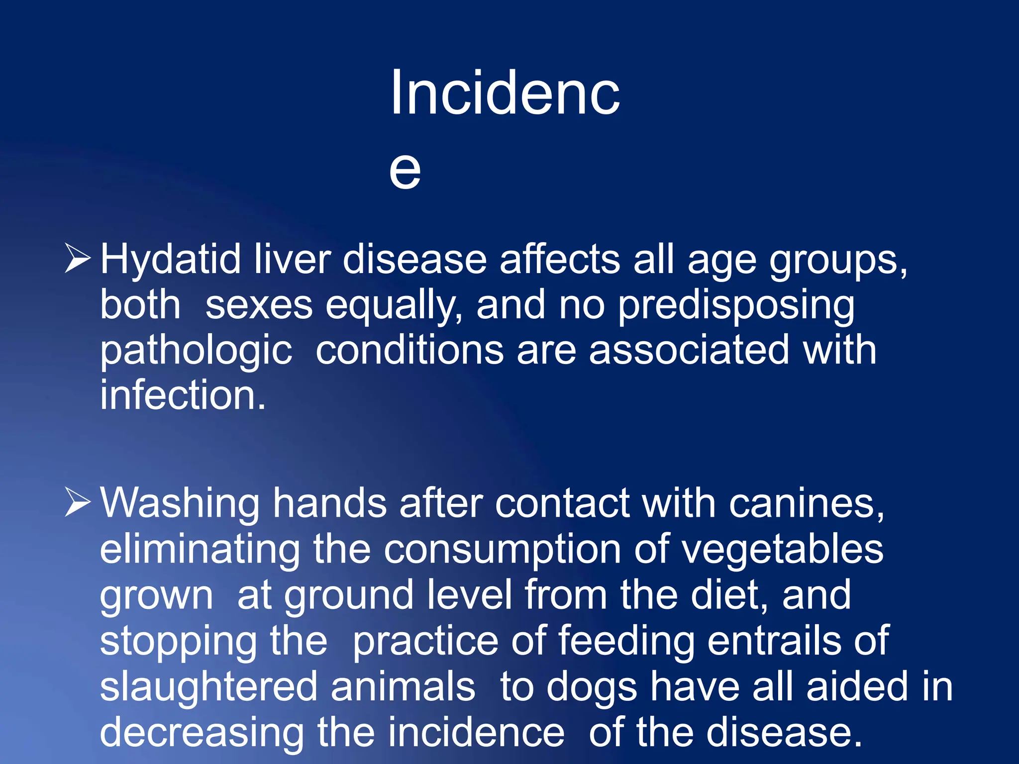 Hydatid Cyst etiology and presentation with diagnosis | PPTX