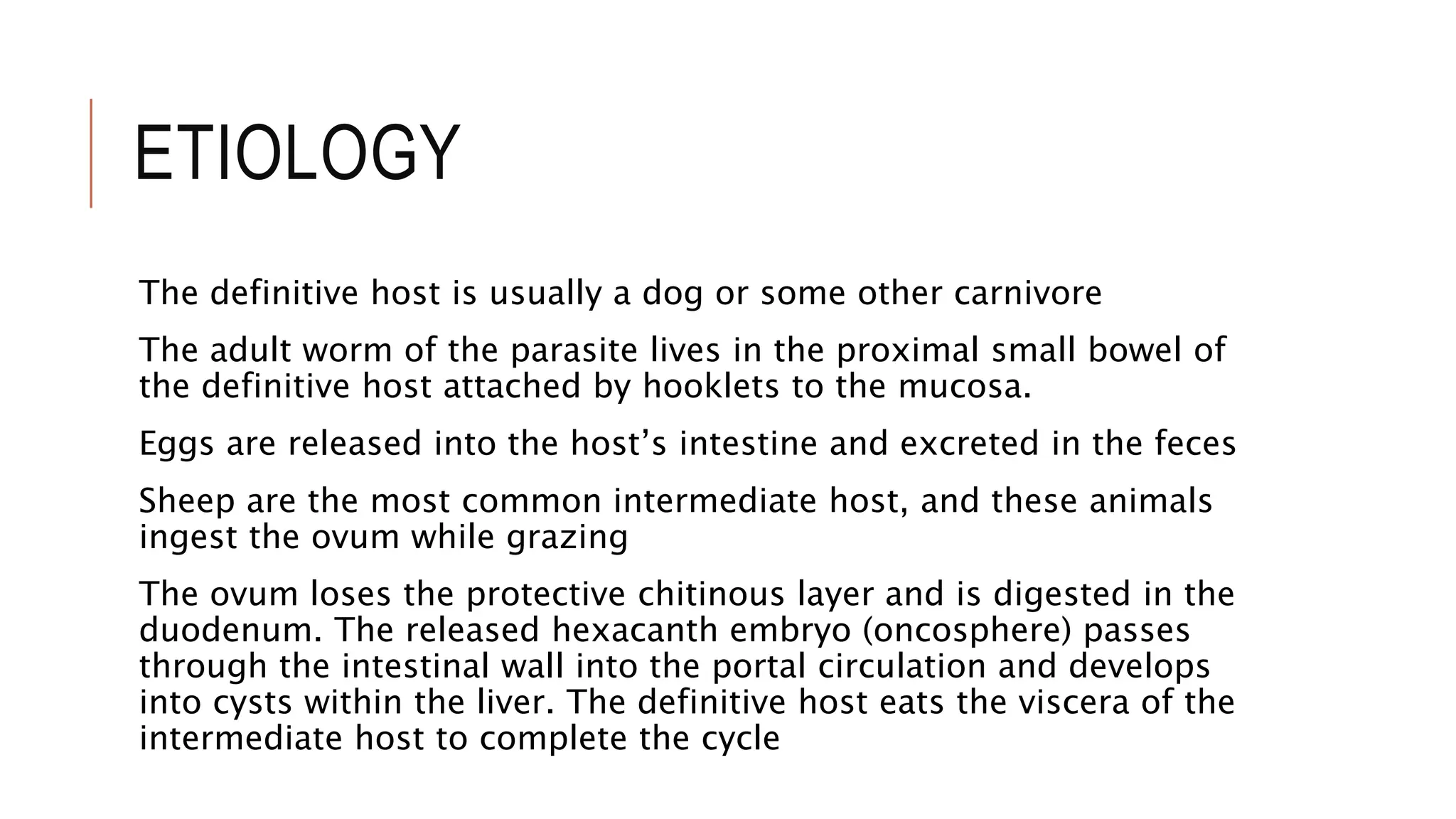 Hydatid cyst disease of liver | PPTX