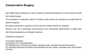 Hydatid cyst disease of the liver الدكتور طارق المنيزل | PPTX