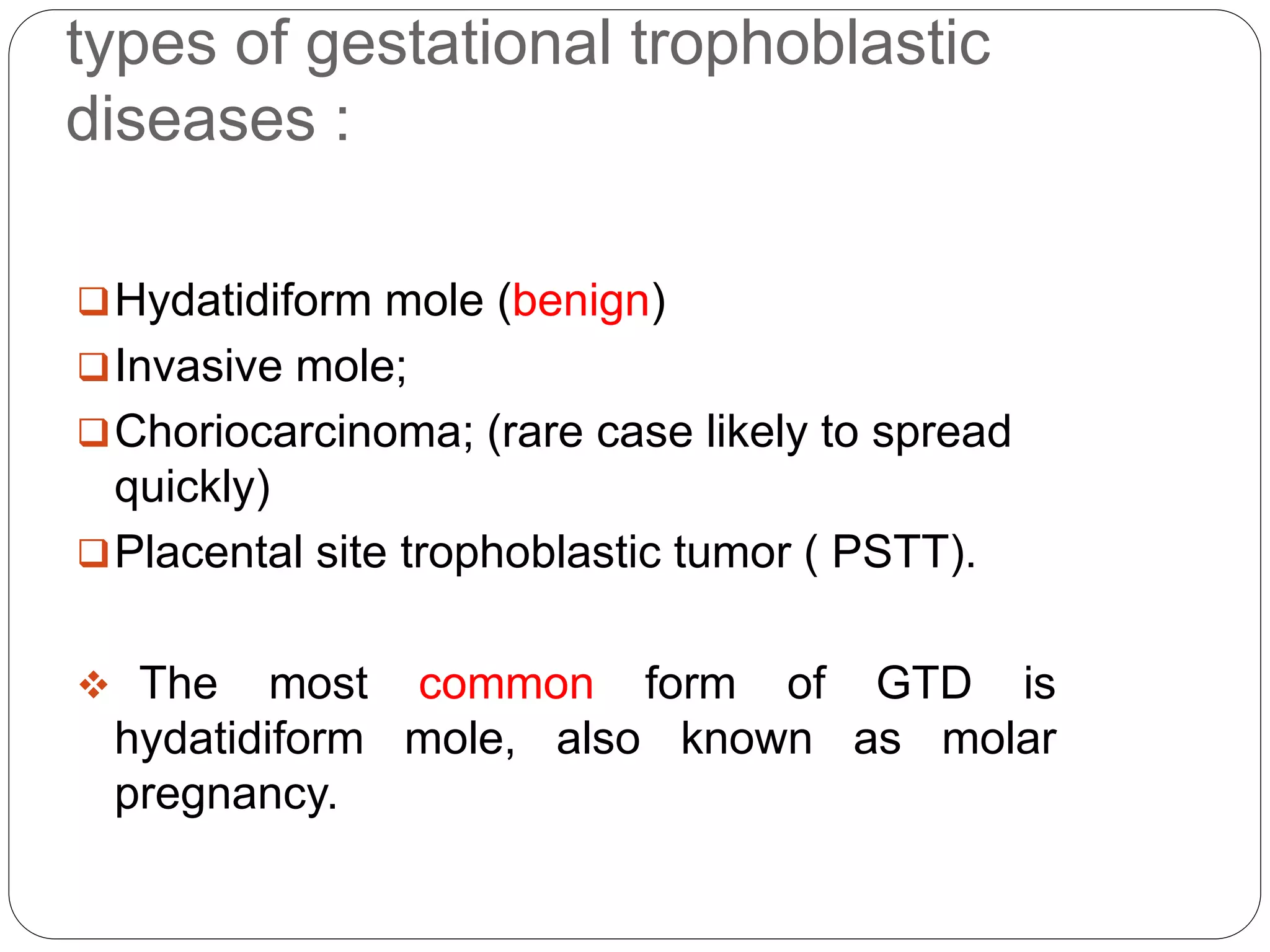 Hydatidiform mole | PPTX