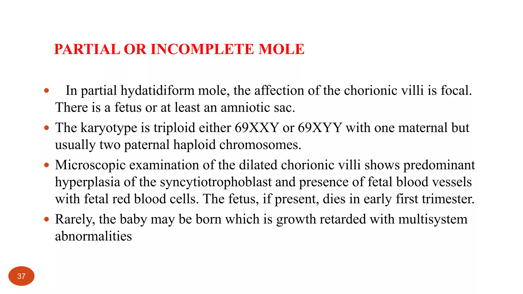 Hydatidiform mole | PPTX