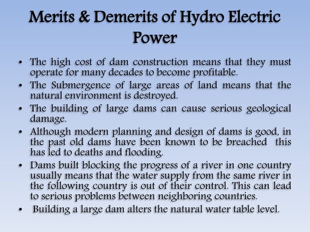 Hydel Generation and Types Of Turbines | PPTX | Geology | Science