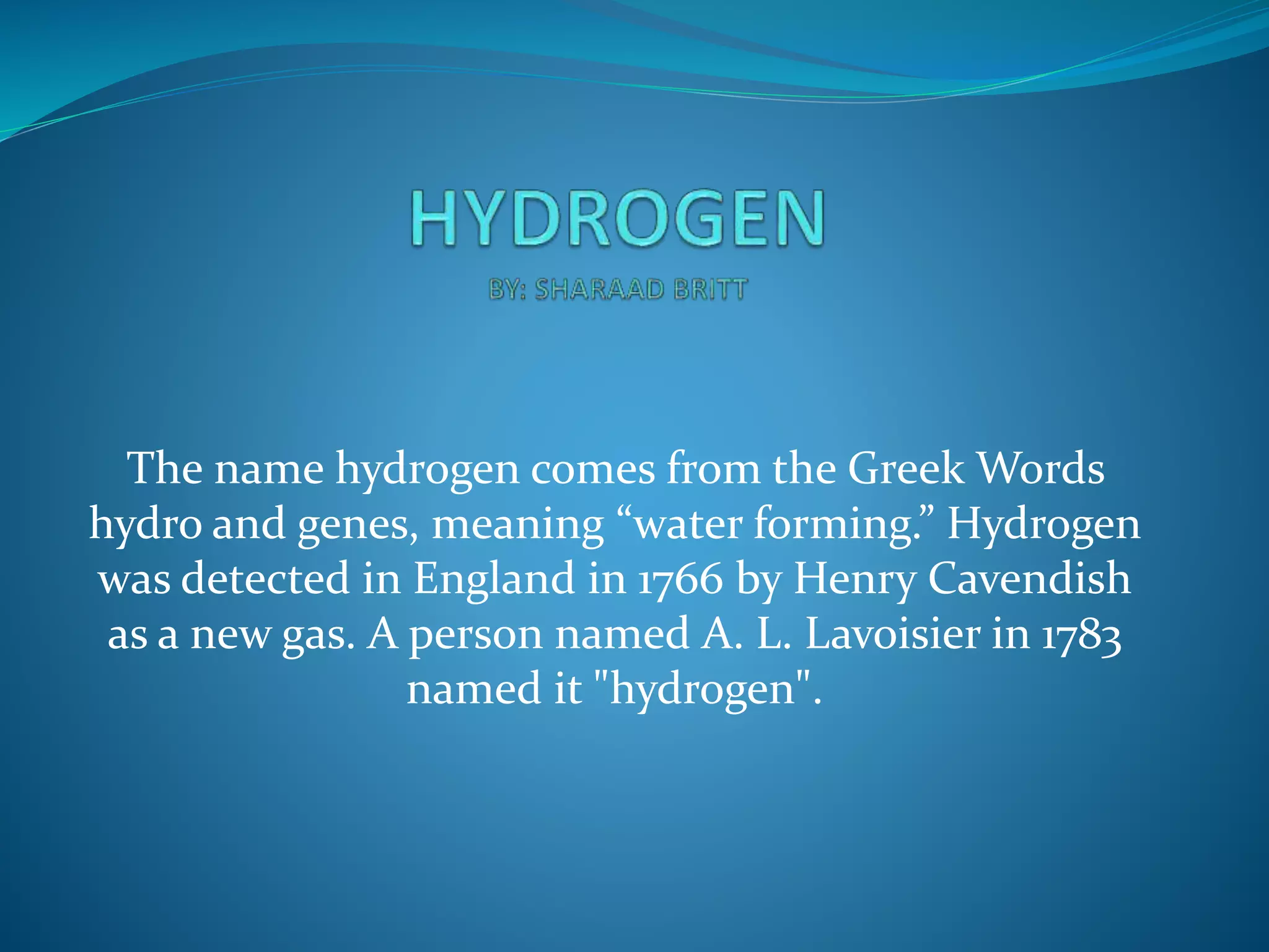 Hydeogen | PPTX | Science