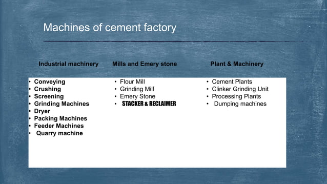 cement industry program development | PPT