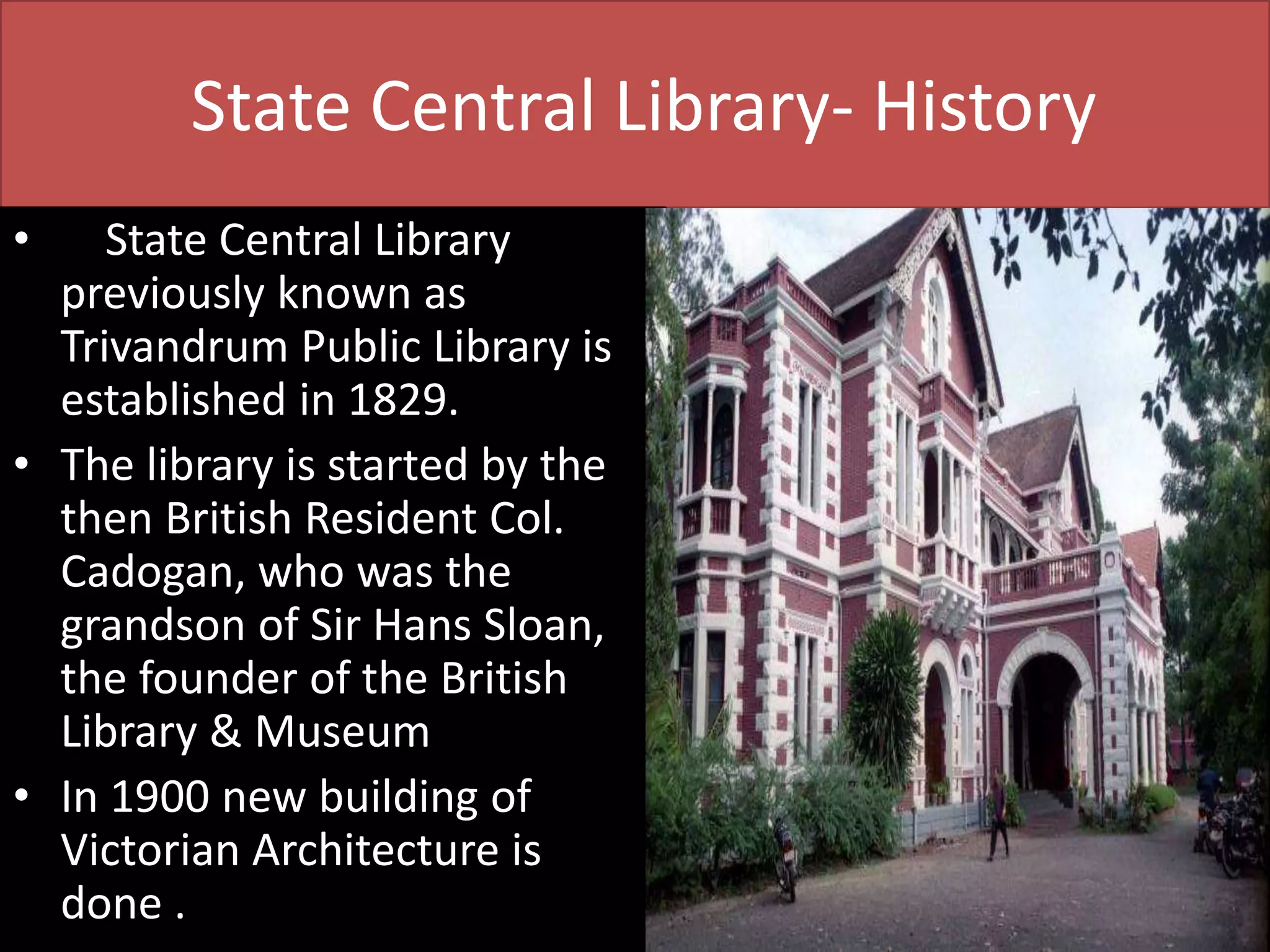 Kerala State Central Library | PPTX