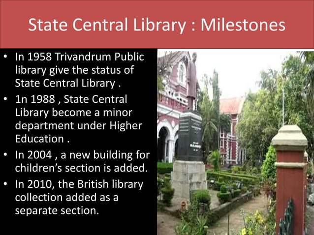 Kerala State Central Library | PPTX | Family and Relationships