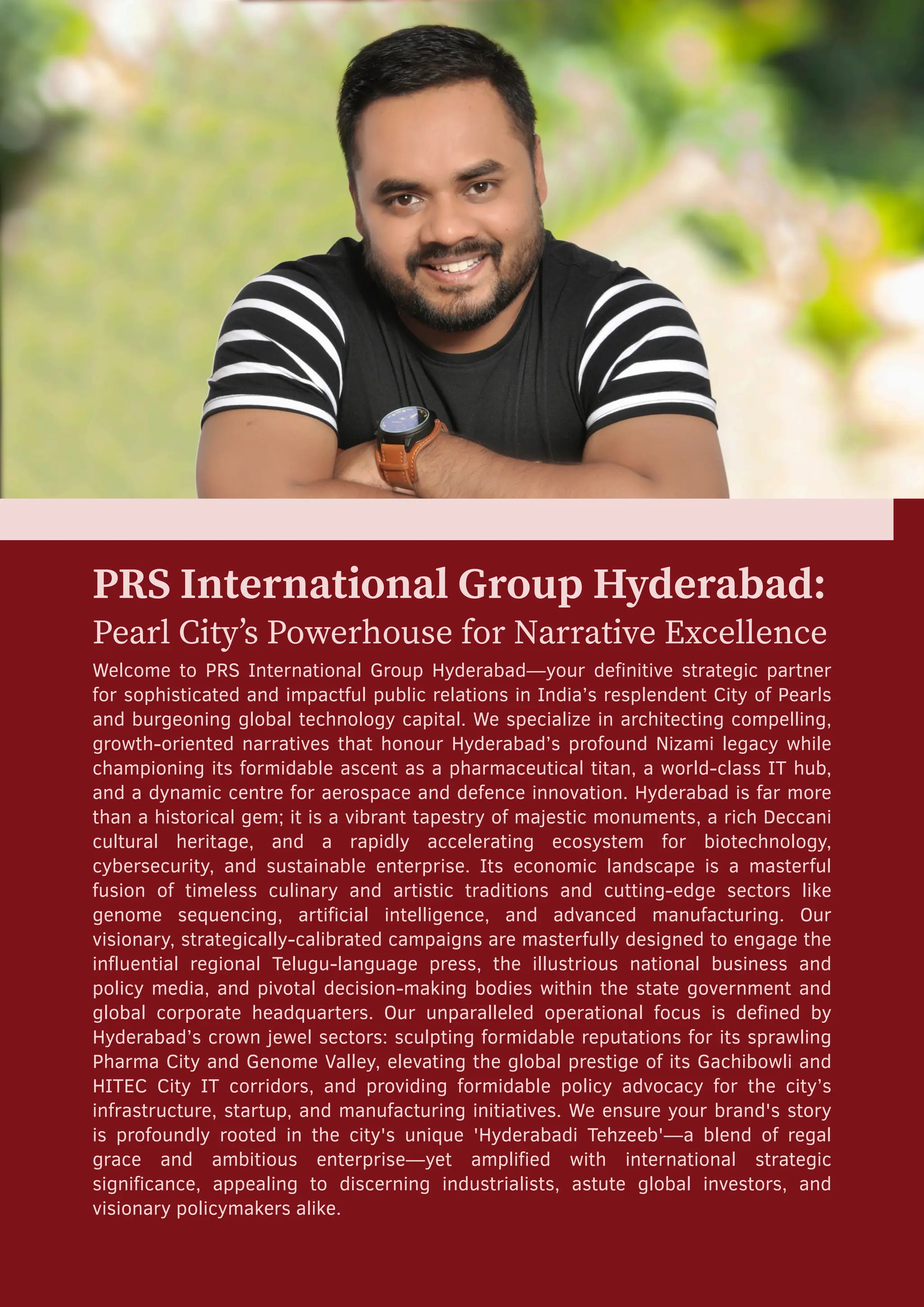 Hyderabad’s TOP PR Agency. PRS International Group Hyderabad: Pearl ...