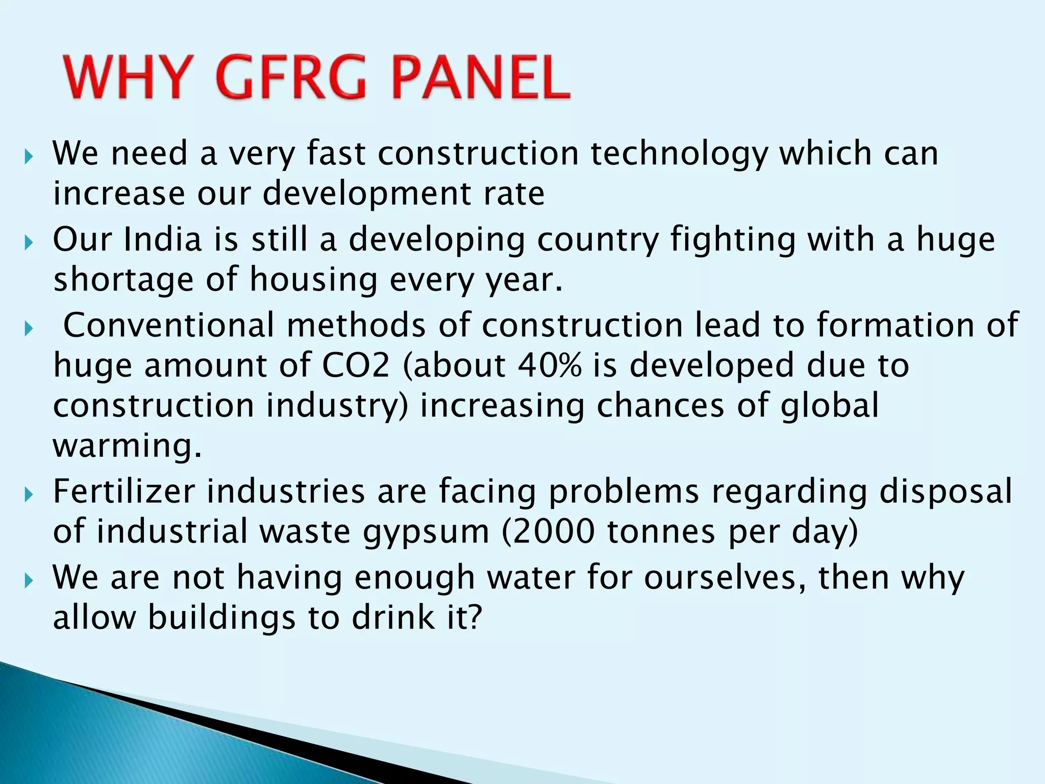 GFRG PANELS | PPTX