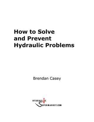 Brenden Casey Hydraulic problem solving | PDF