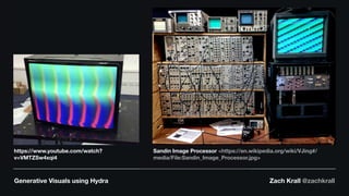 Hydra Workshop NYU Live Code Lab Feb 2019 | PDF