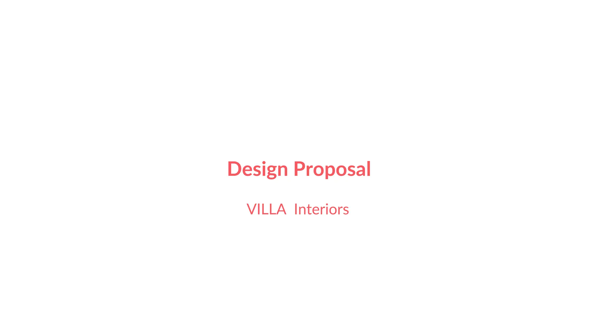 Villa design Proposal .................. | PDF