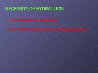 Principles of hydraulic system and their components | PPT