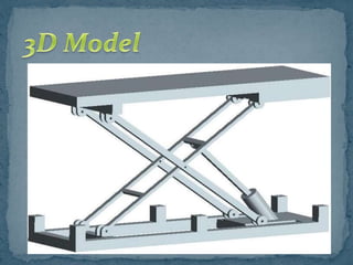 Design & Fabrication of Hydraulic Lift | PPTX