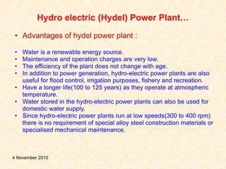HYDRAL POWER PLANT HYDRAL POWER PLANTHYDRAL POWER PLANT | PPT