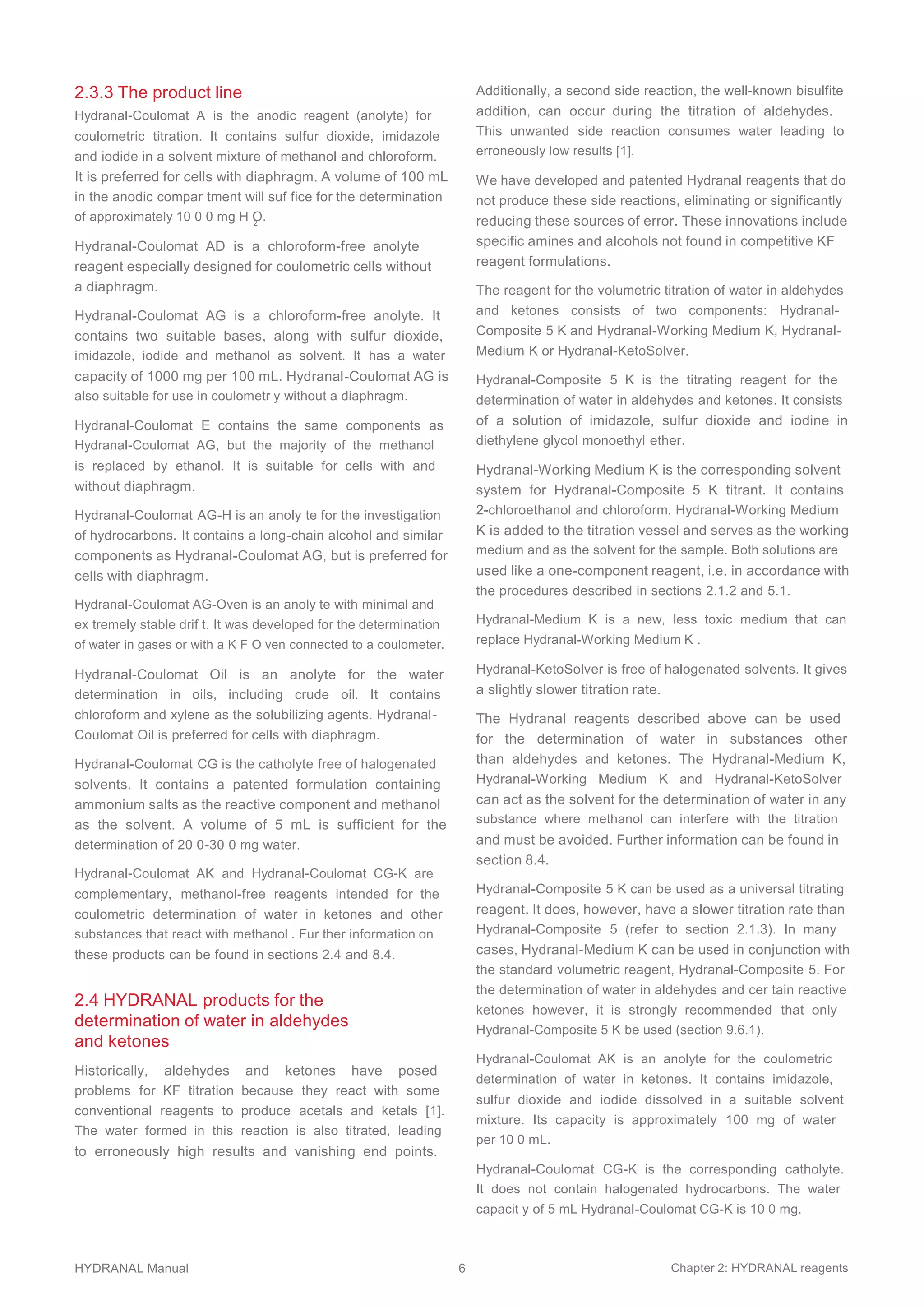Honeywell Hydranal Manual | PPTX