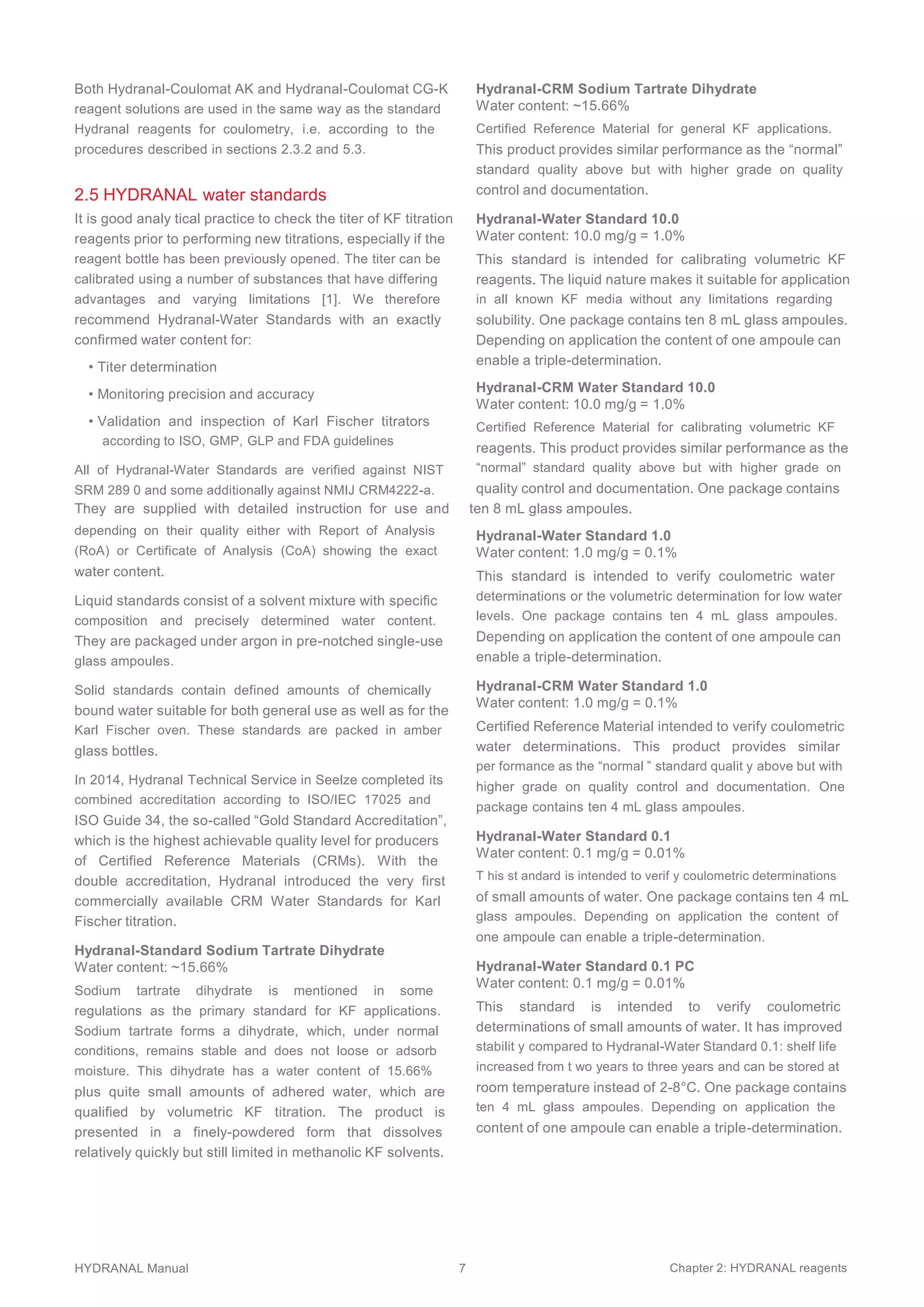 Honeywell Hydranal Manual | PPTX