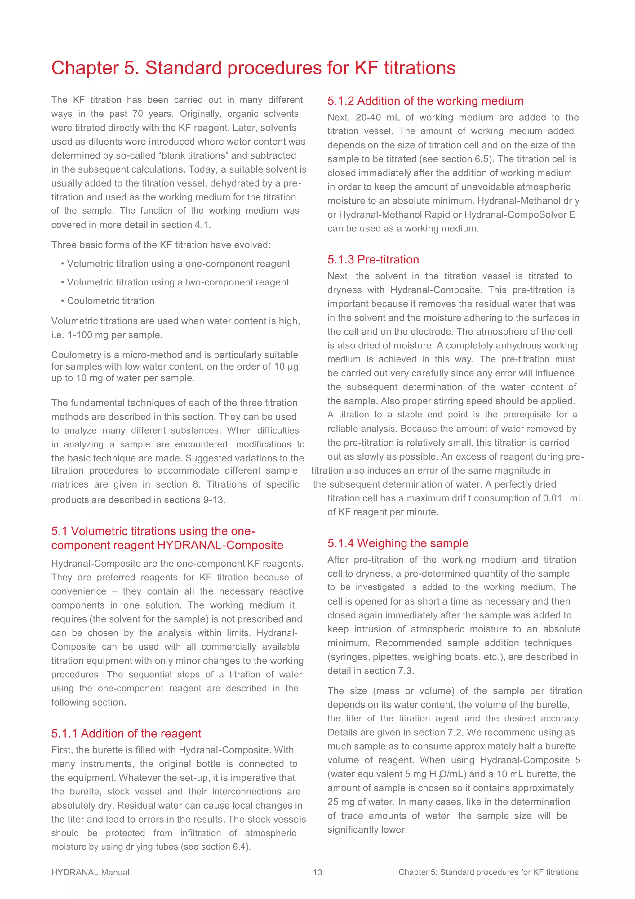 Honeywell Hydranal Manual | PPTX