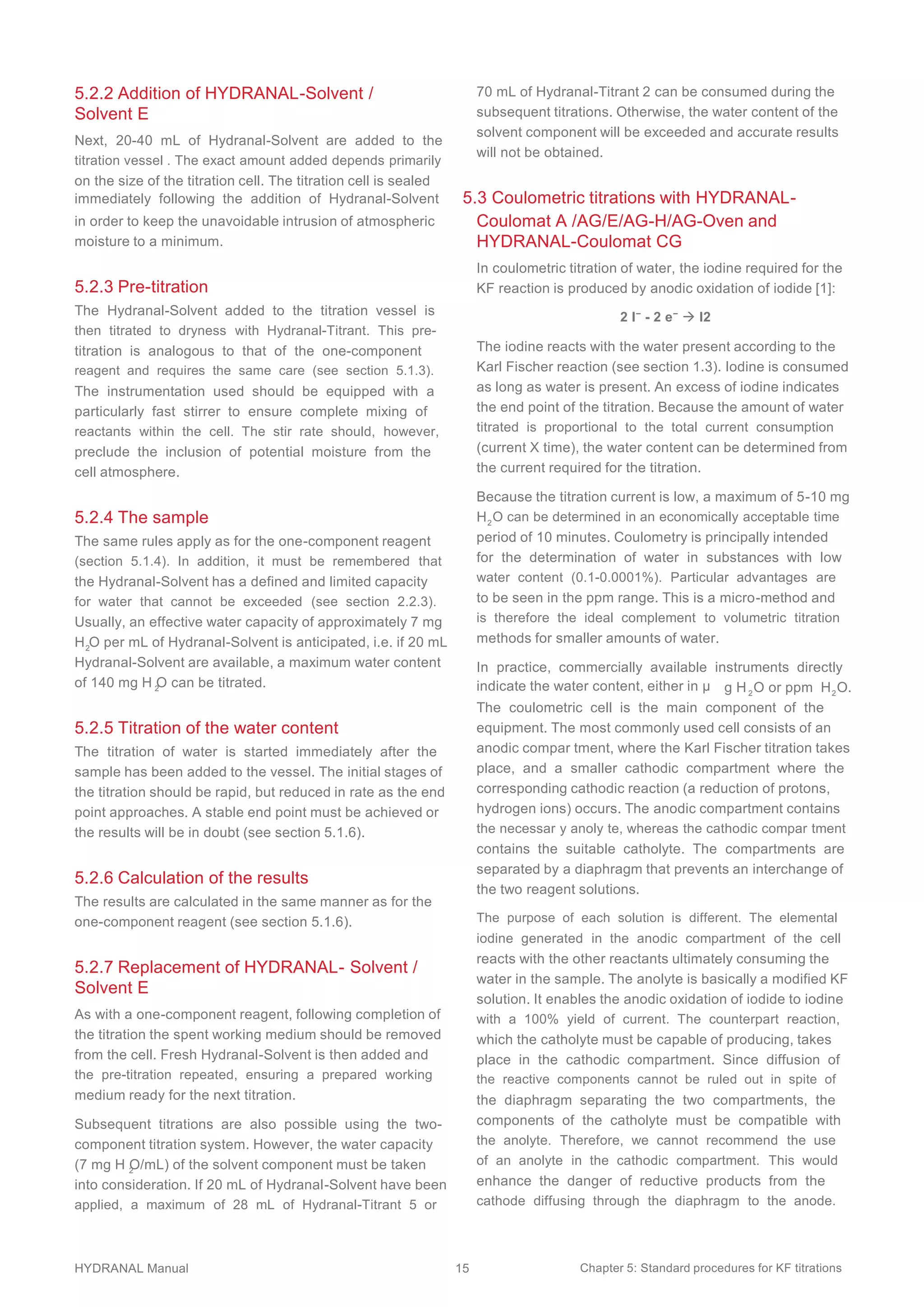 Honeywell Hydranal Manual | PPTX