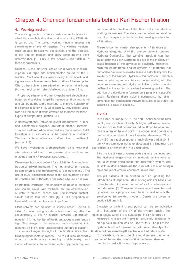 Honeywell Hydranal Manual | PPTX | Chemistry | Science