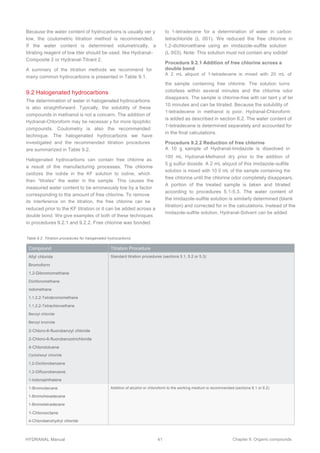 Honeywell Hydranal Manual | PPTX