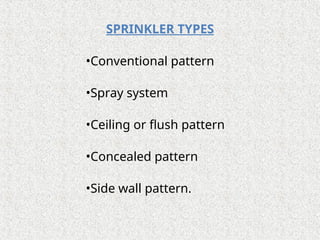 Hydrant & Sprinkler System design and .ppt