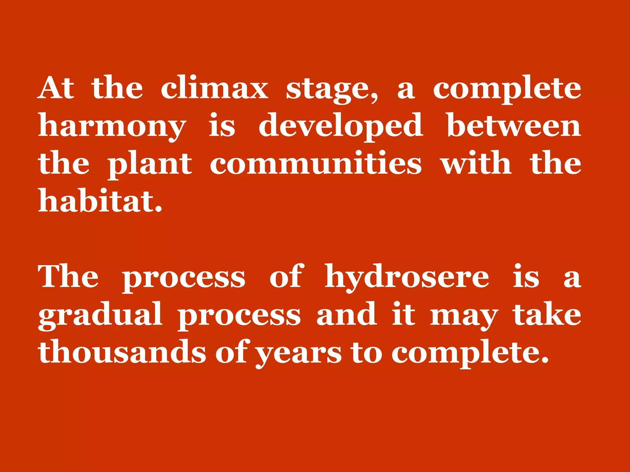 Hydrosere (Hydrarch Succession) | PPTX