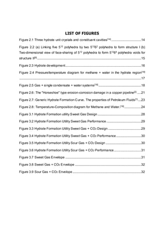 Hydrate formation in gas pipelines | DOCX | Chemistry | Science