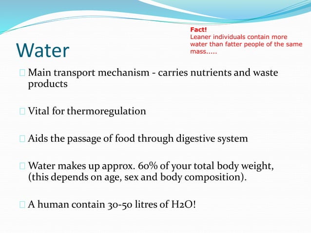 Hydration and the role of Sports Drinks | PPTX