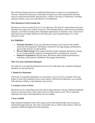 The Ultimate Guide to Boomtown Festival in United Kingdom | PDF