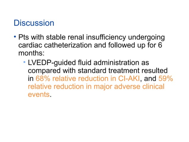 Hydration for contrast induced nephropathy | PPT