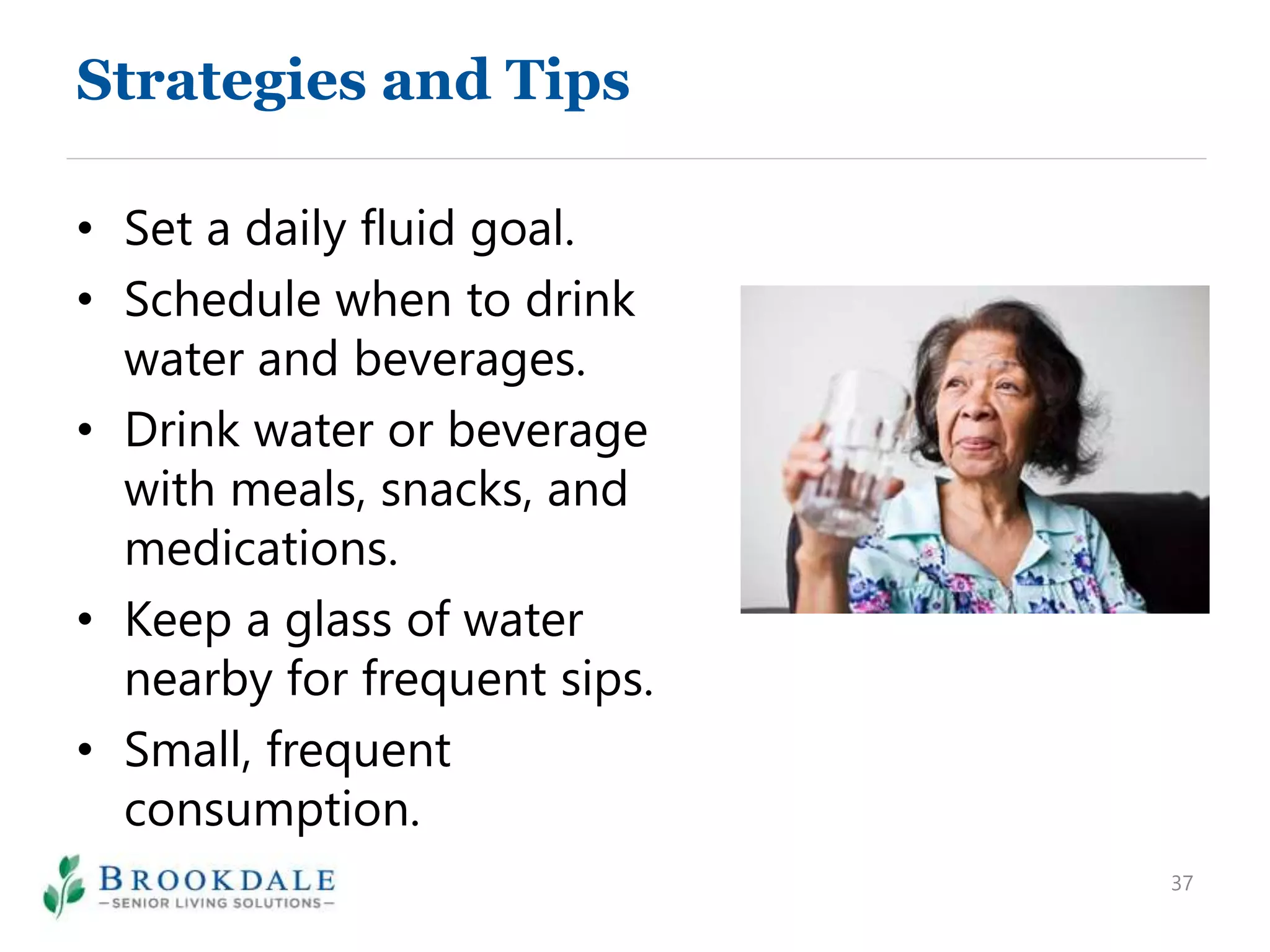 Hydration in the Older Adult | PPTX