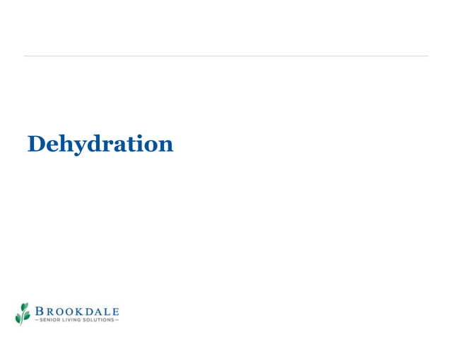 Hydration in the Older Adult | PPTX
