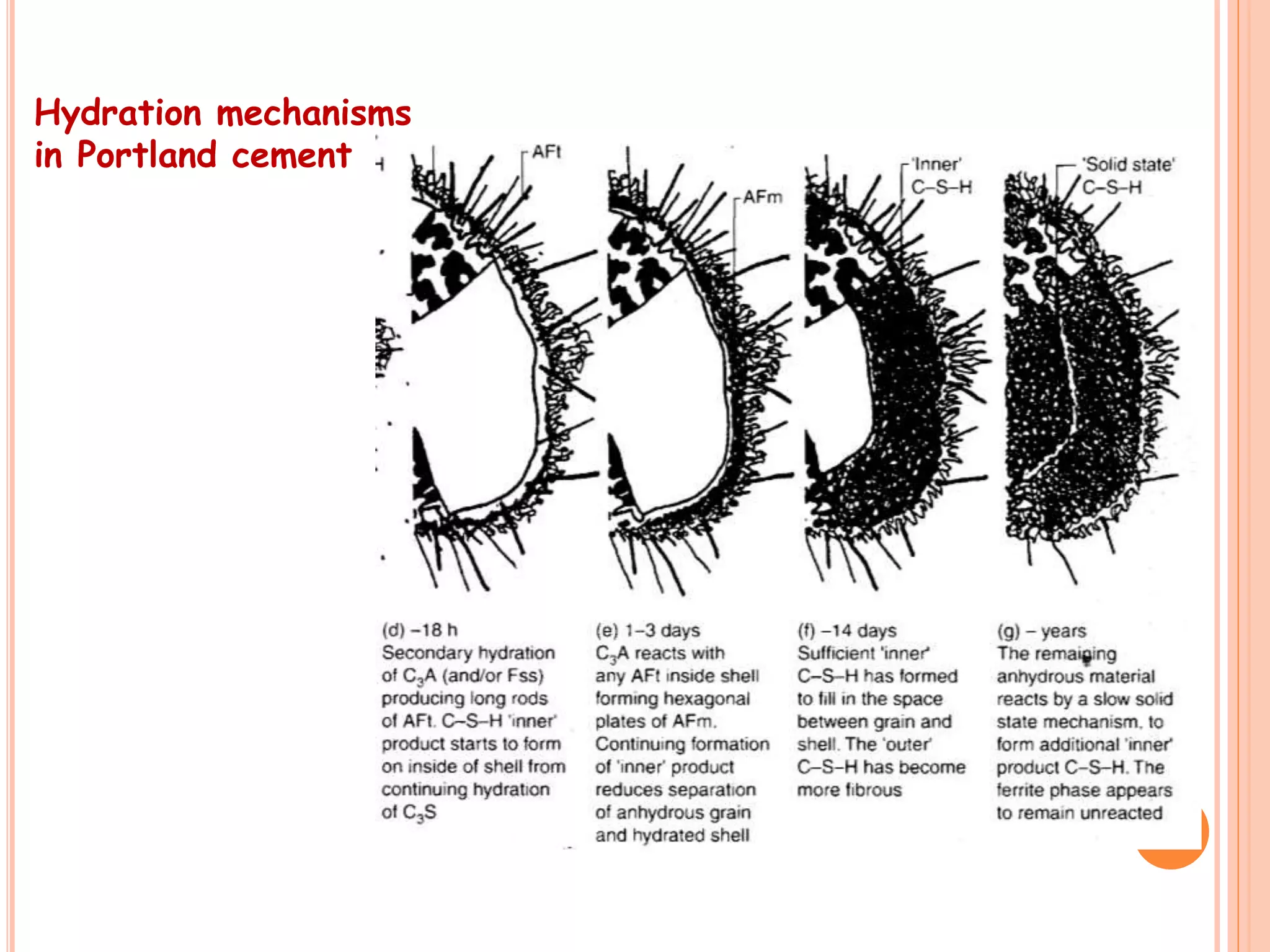 Hydration of cement | PPTX