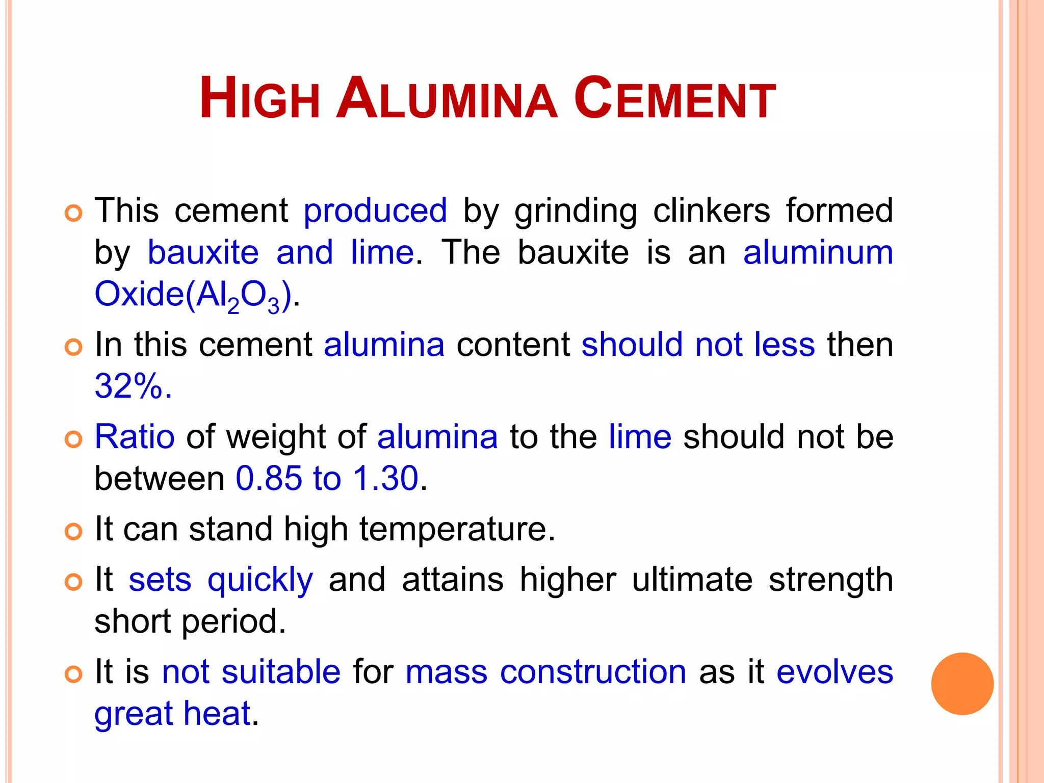 Hydration of cement | PPTX