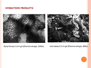 Hydration of cement | PPTX