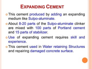 Hydration of cement | PPTX
