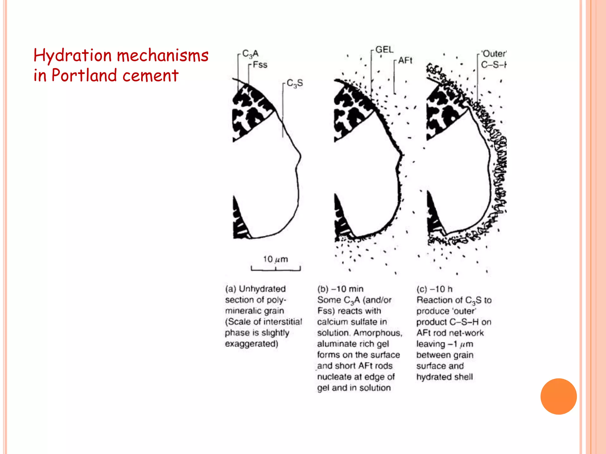 Hydration of cement | PDF | Chemistry | Science