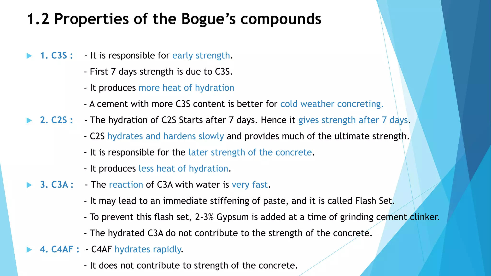 Hydration of cement | PPTX