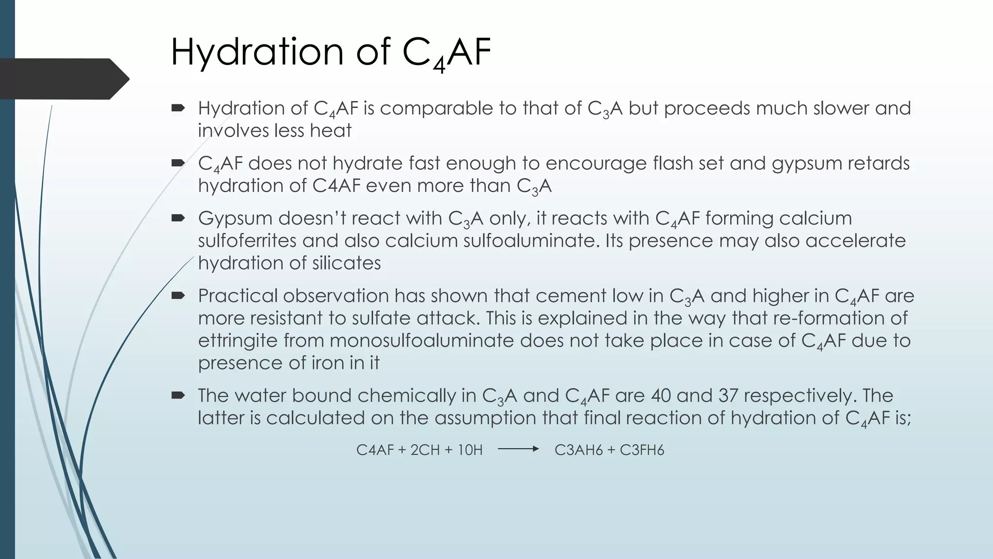 Hydration of Portland cement | PDF