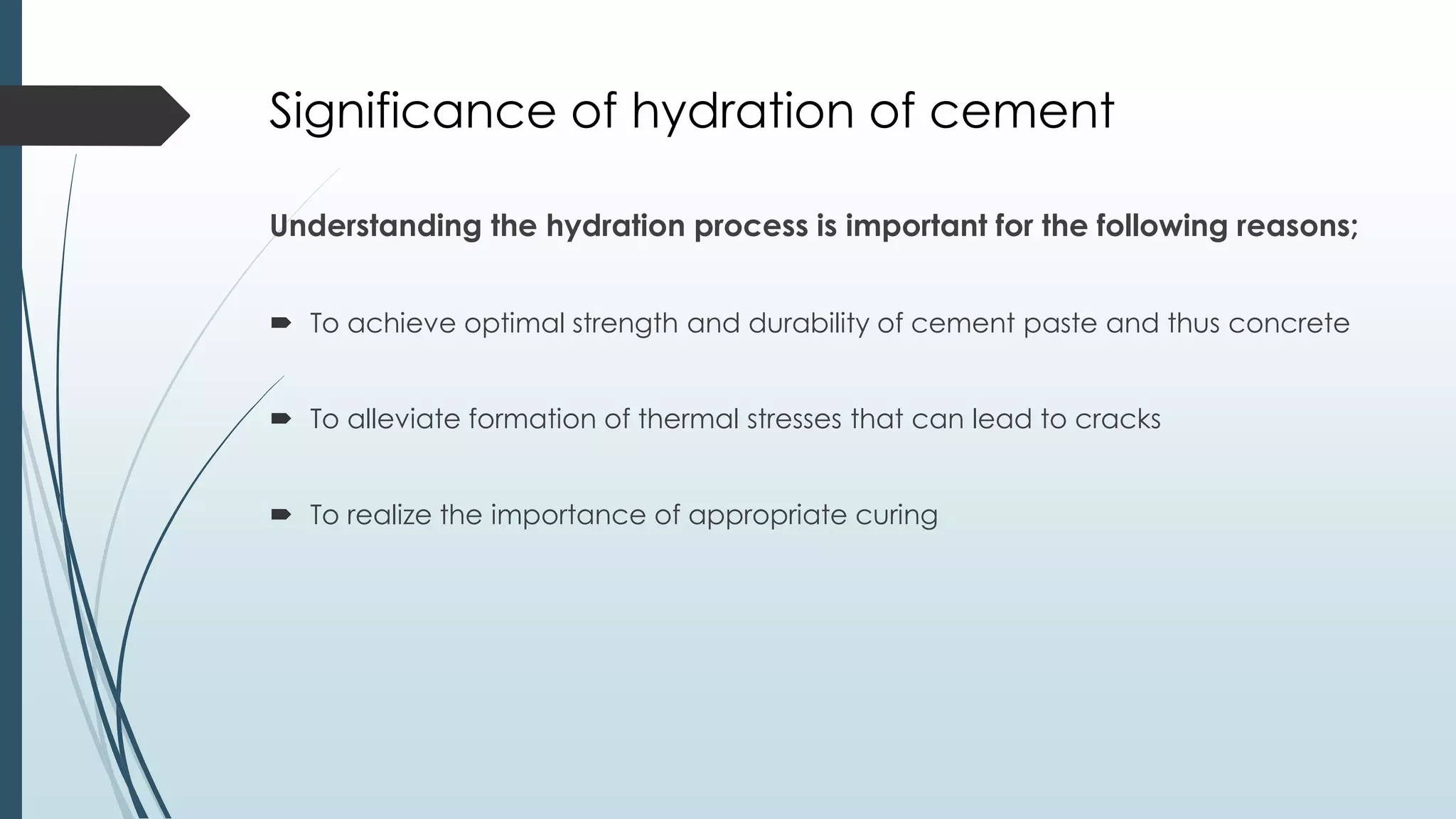 Hydration of Portland cement | PDF