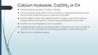 Hydration of Portland cement | PPT