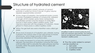 Hydration of Portland cement | PPT