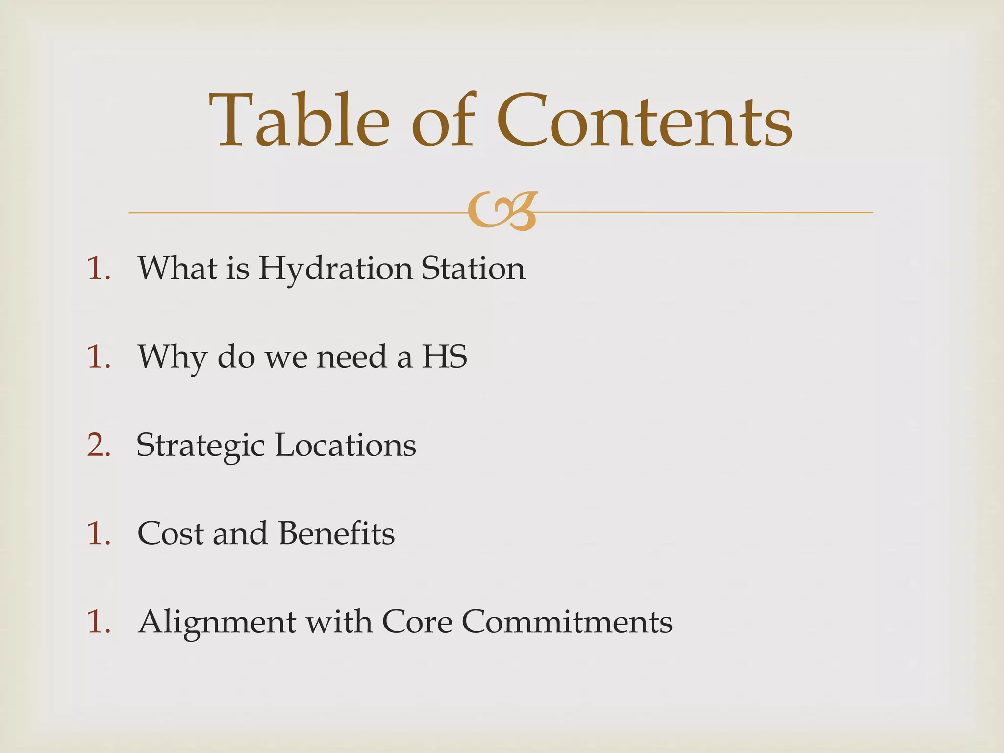 Hydration station | PPT