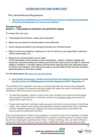 Toolkit: improving hydration among older people | PDF