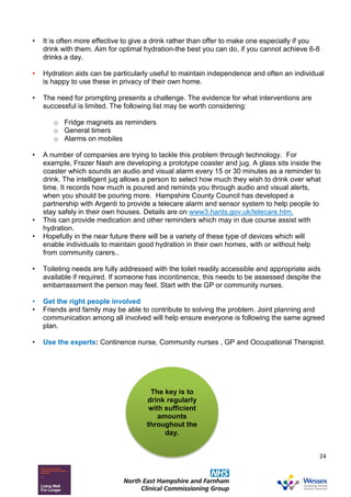 Toolkit: improving hydration among older people | PDF
