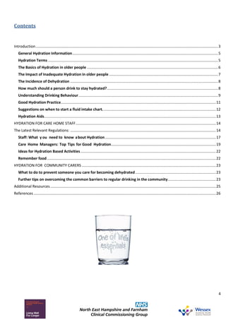 Toolkit: improving hydration among older people | PDF