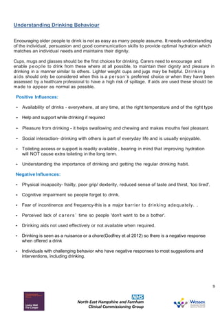 Toolkit: improving hydration among older people | PDF