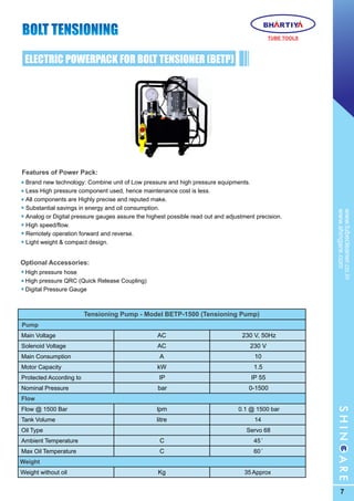 Hydraulic Bolt Tensioners | PDF