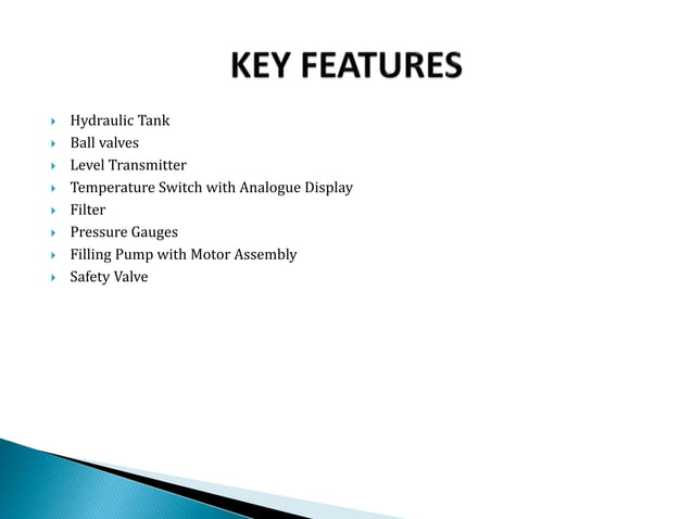 Hydraulic Loading System - Neometrix Defence | PPT